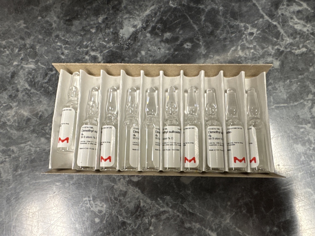 DIMETHYL SULFOXIDE, 1 GM DEUTE | UW Solvent Store