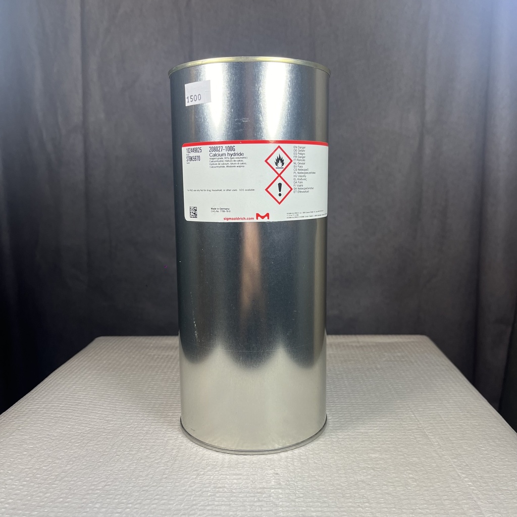 CALCIUM HYDRIDE, 100 GM | UW Solvent Store